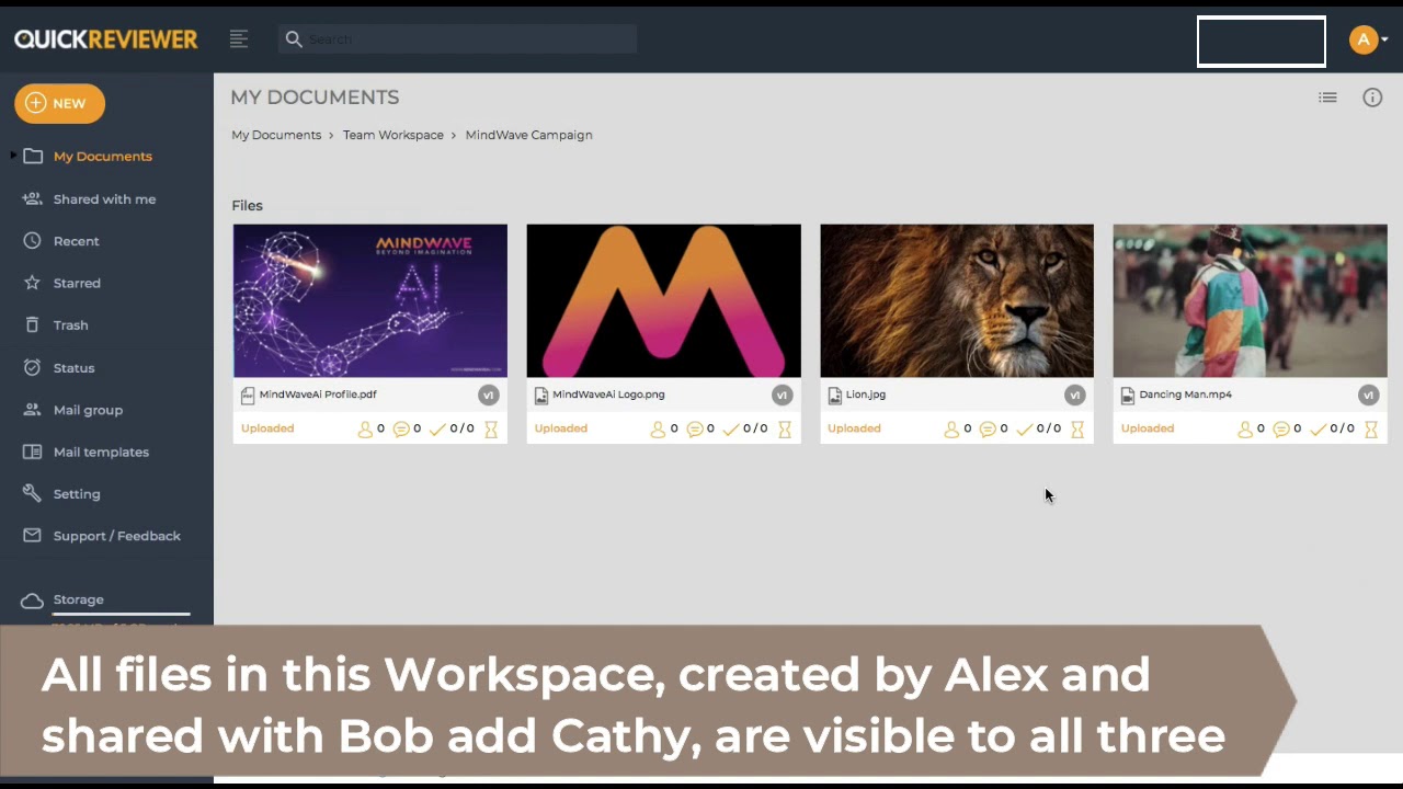 QuickReviewer: How to create a Shared Workspace - YouTube
