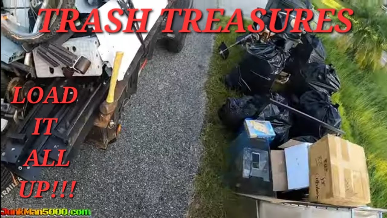 LOAD IT ALL UP!!! TWO STOPS WITH SO MANY TRASH TREASURES WE JUST ...