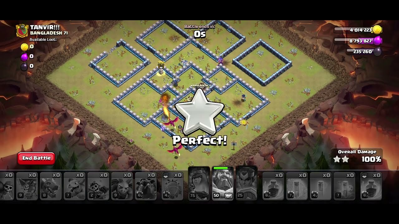 maxed Th13 3 star 🌟 war attack without king, Clash of clans @CyanoClash ...