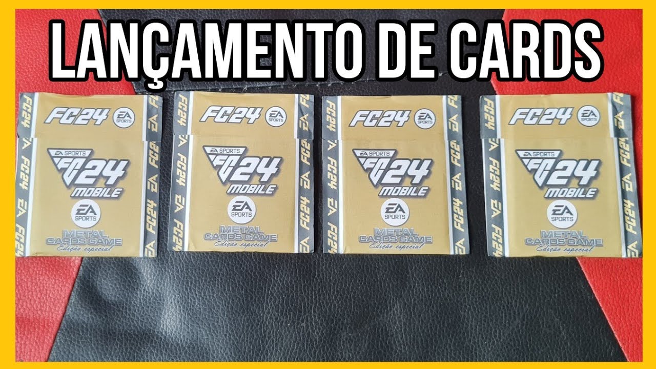 LANÇAMENTO: ABRINDO OS NOVOS CARDS DE FC24 MOBILE QUE VEM METALIZADOS ...