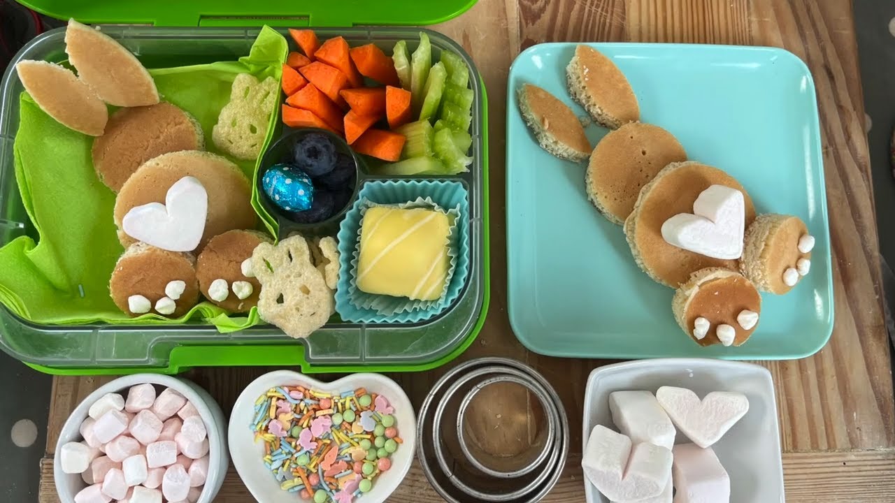 Quick, easy, FUN BUNNY lunch box idea for kids | Lunchbox World - YouTube