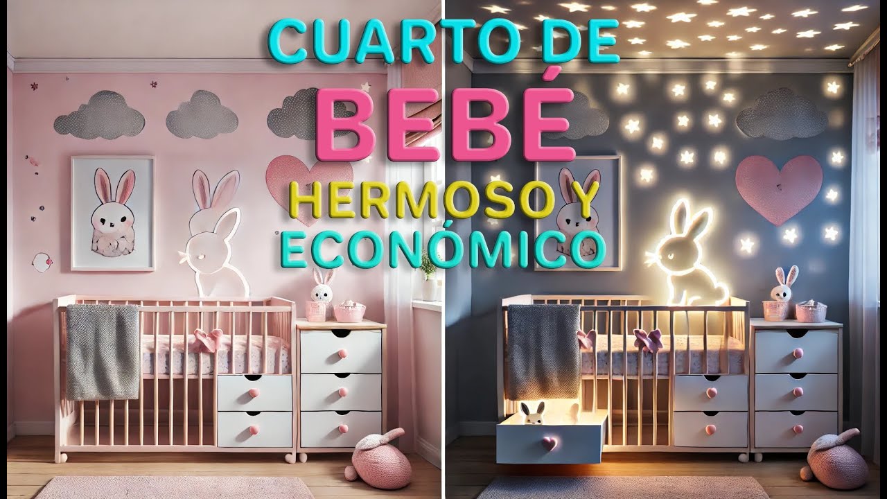 Cómo Decorar el Cuarto de un Bebé SIN GASTAR MUCHO: ¡Te Mostramos el ...