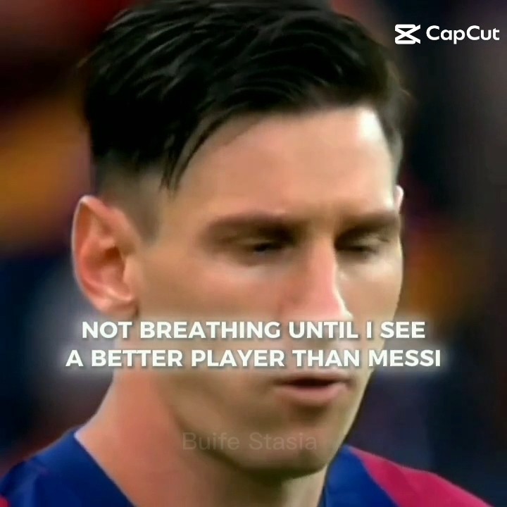 Not breathing till I see a better player than Messi #cr7 - YouTube