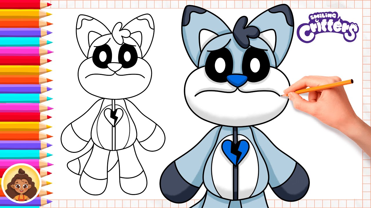 How to Draw Frowny Fox | from Poppy Playtime | Smiling Critters - YouTube