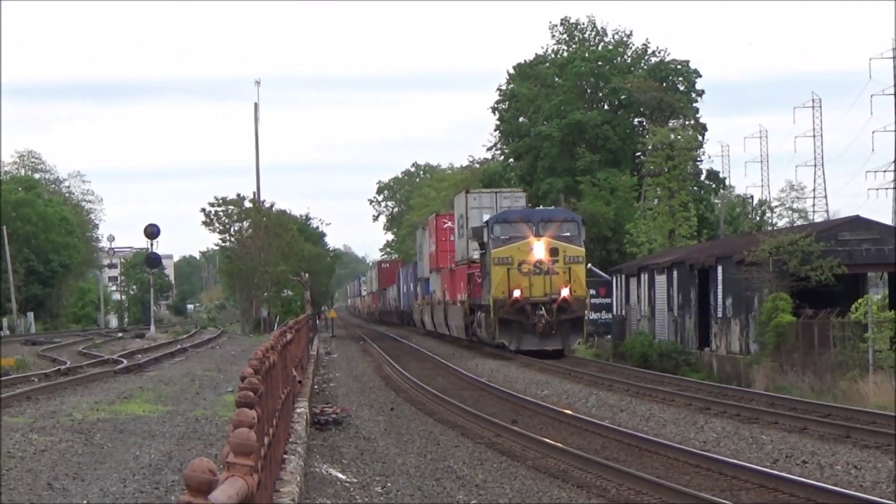 Bound Brook Railfanning 5/9/19 - YouTube