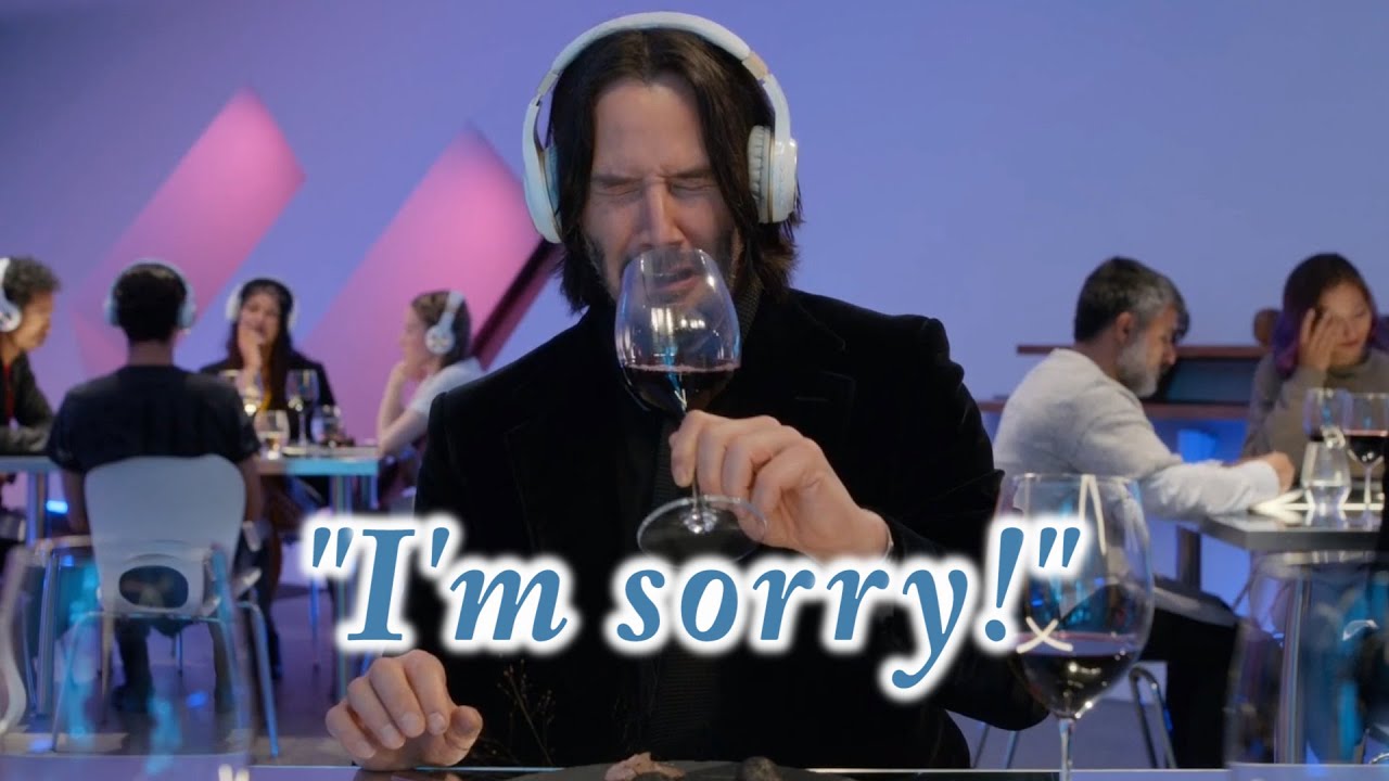 Keanu Reeves Crying Meme - YouTube