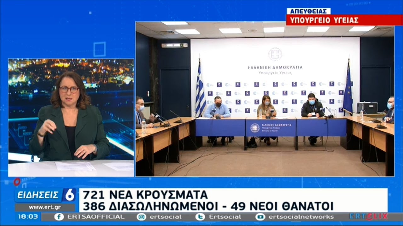 Η ενημέρωση για τον κορονοϊό | 08/01/2021 | ΕΡΤ - YouTube