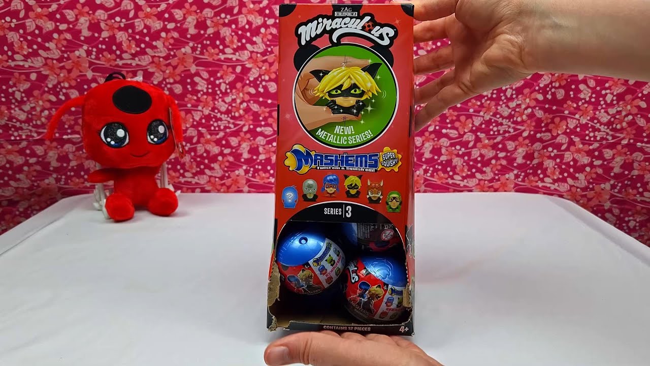 Opening Miraculous Ladybug Mash'ems Mystery Squishy Toys | Series 3 ...