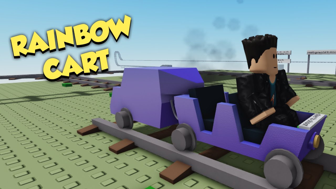 Rainbow Cart Test Drive (Roblox Cart Ride Around Nothing) - YouTube