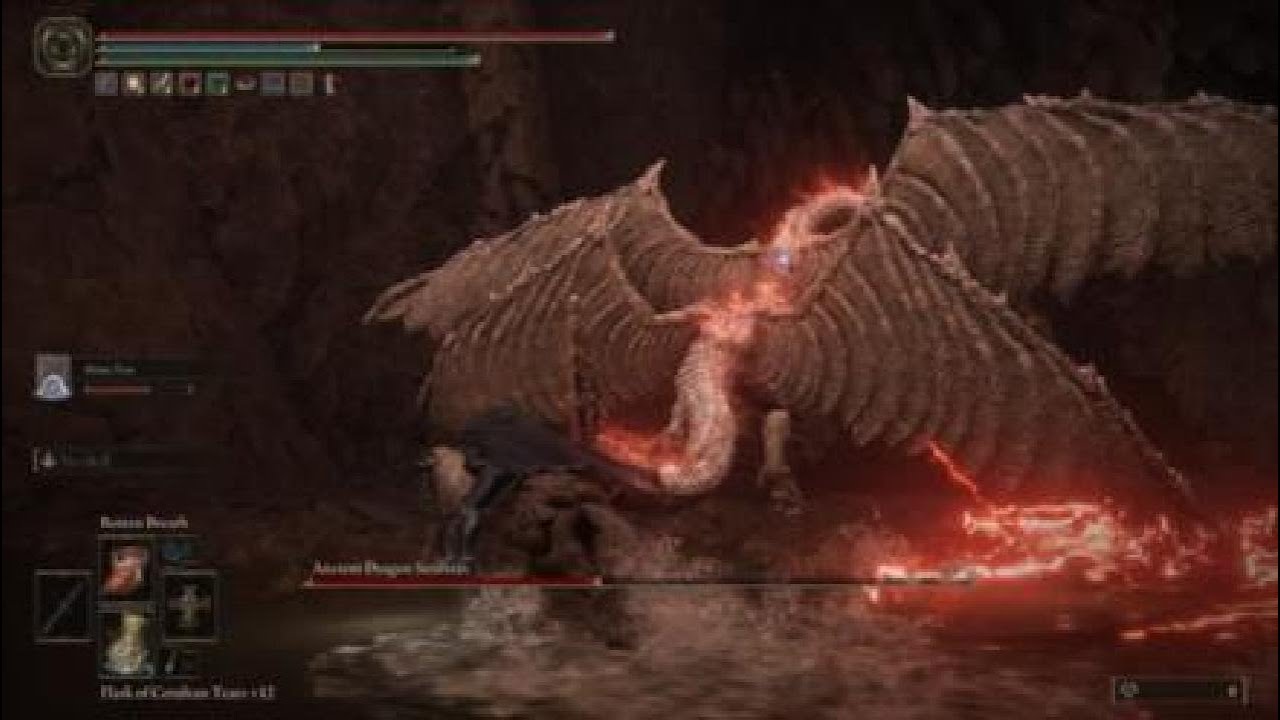 Shadow of the Erdtree - Ancient Dragon Sennesax - Boss Fight - YouTube