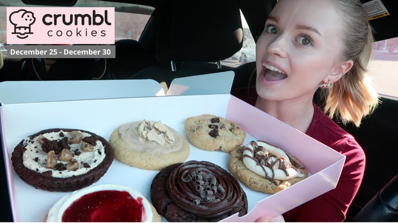 CRUMBL COOKIES this week | brookie dough pie, raspberry cheesecake ...