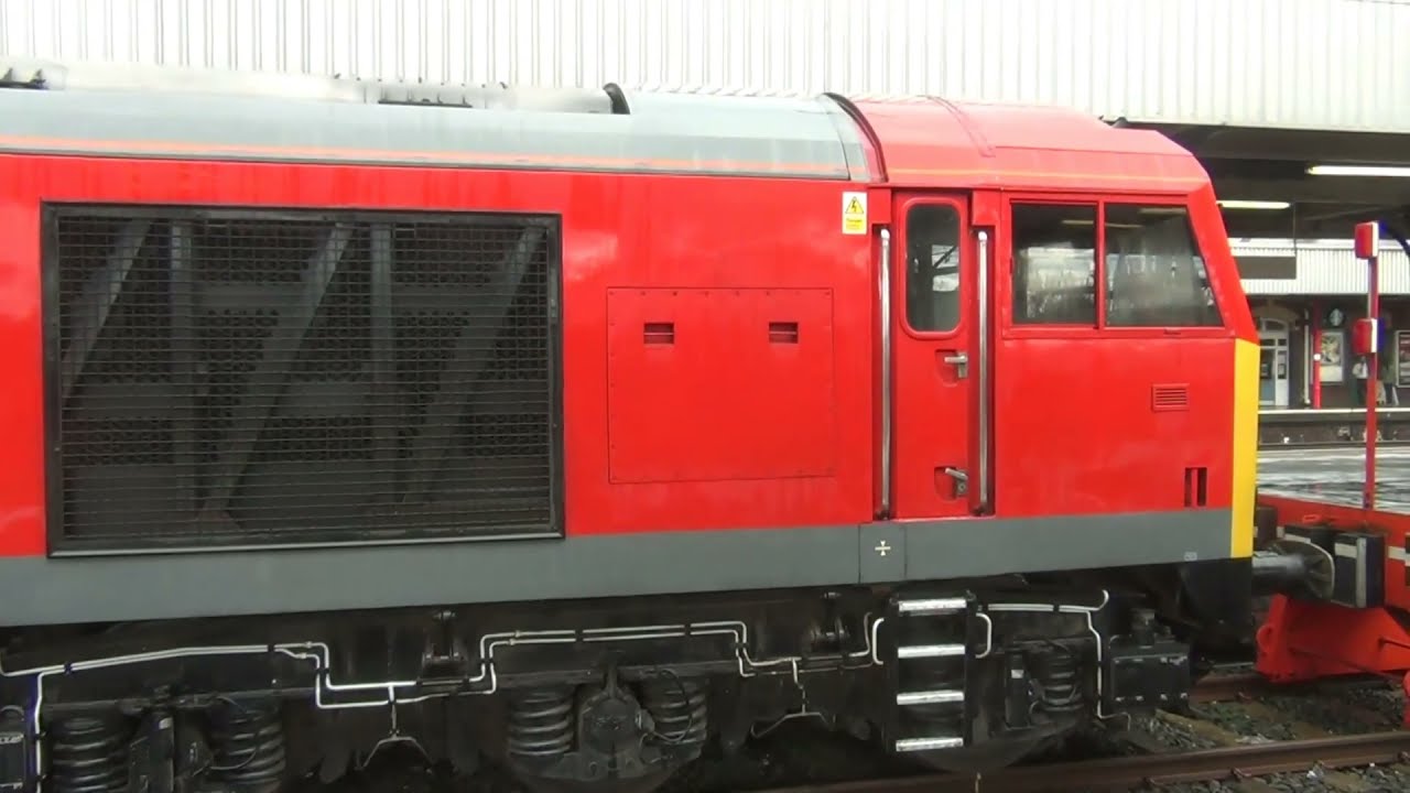 Pioneer DB CARGO diesel loco class 60 No 60 001 start up and depart ...