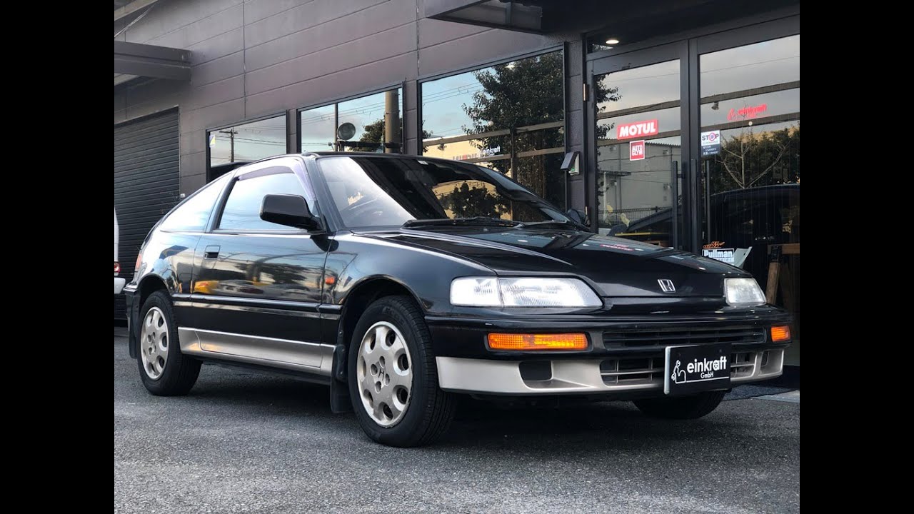 EF6 CR-X まさかの1オーナー 6万キロ 大阪2桁ナンバー 販売車輛 ATモデル ツインキャブ D15Bエンジン - YouTube