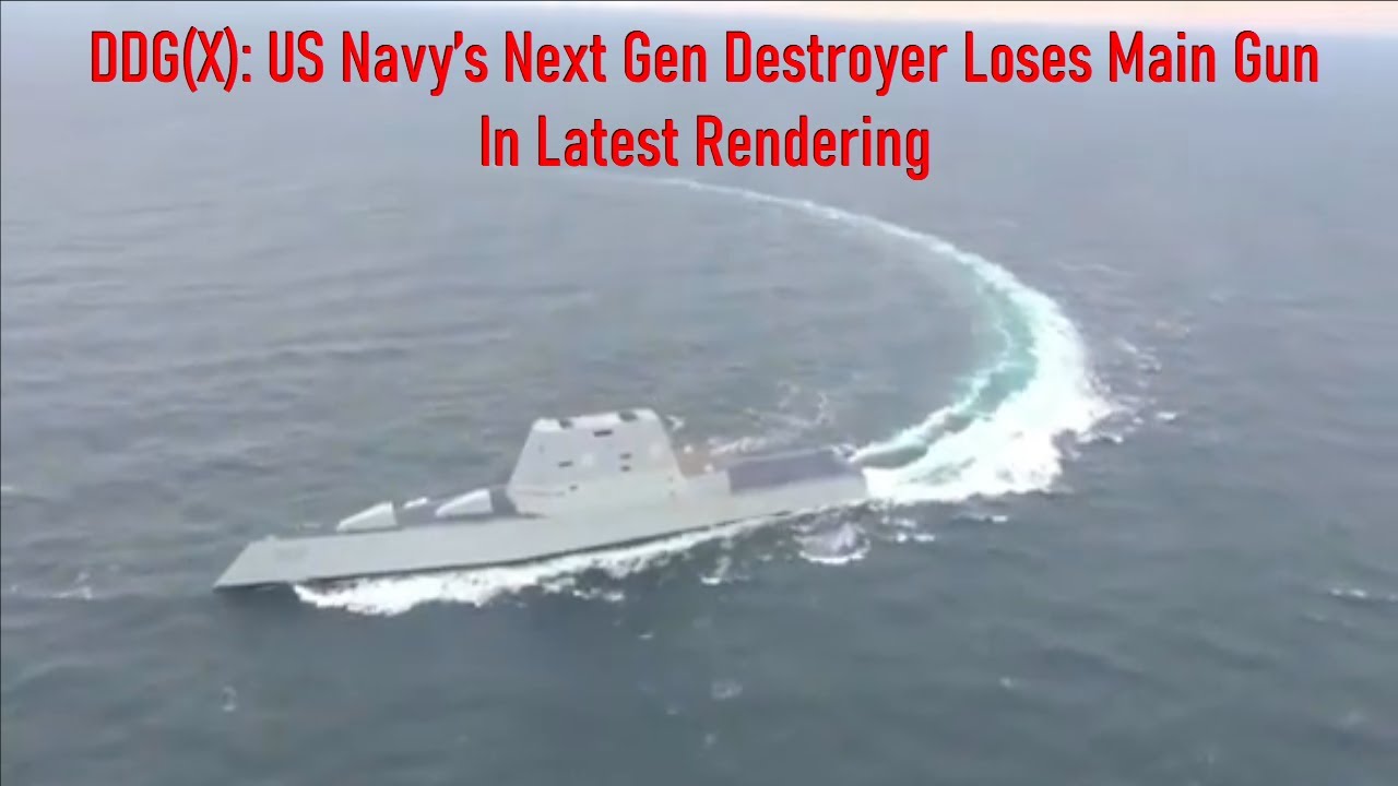 DDG(X): US Navy’s Next Gen Destroyer Loses Main Gun In Latest Rendering ...