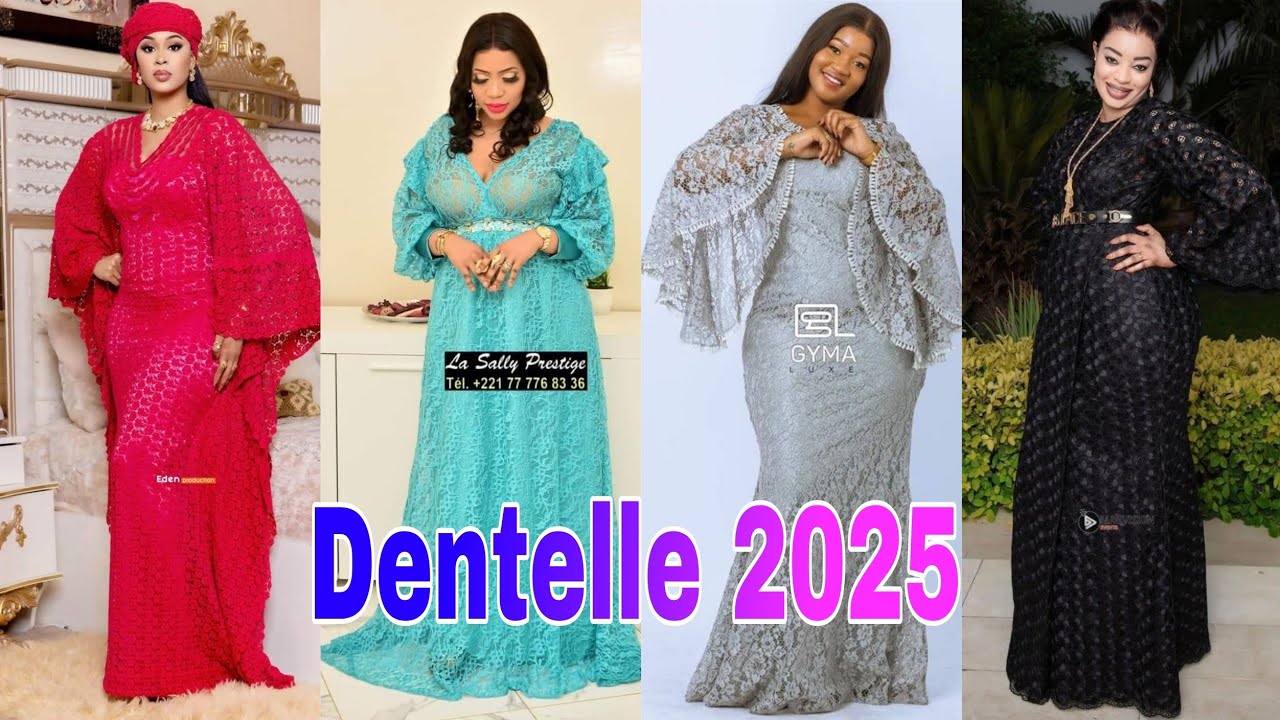 💖Admiré superbe modèle robe dentelle couture sénégalaise 2025💖#model # ...