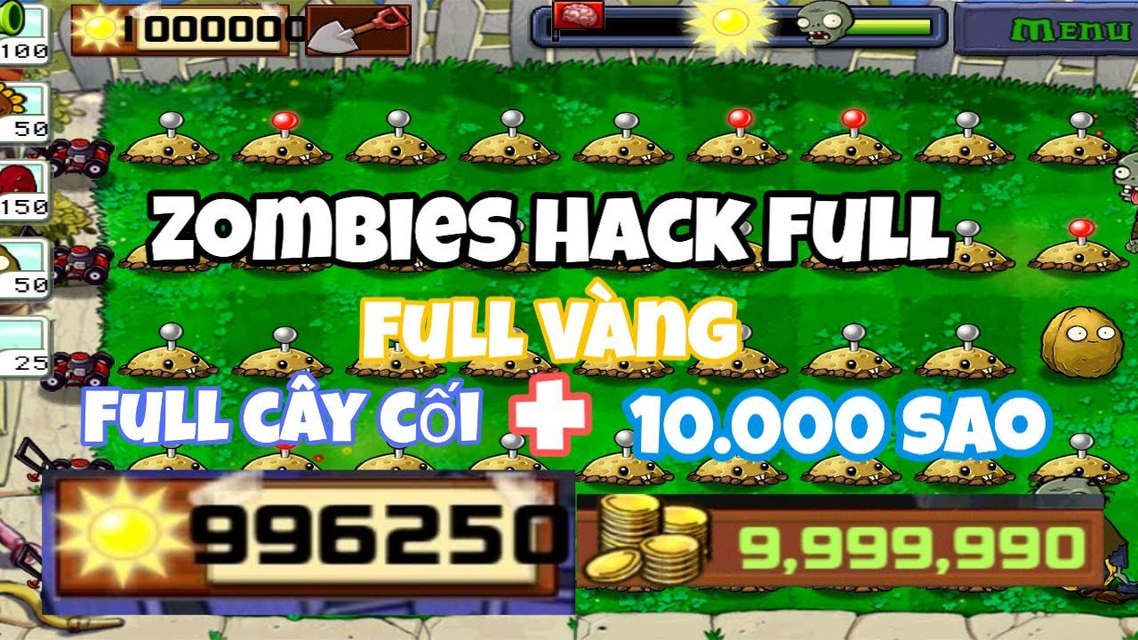 Cách Hack plant vs zombie Full trên điện thoại mới nhất (No root) - YouTube