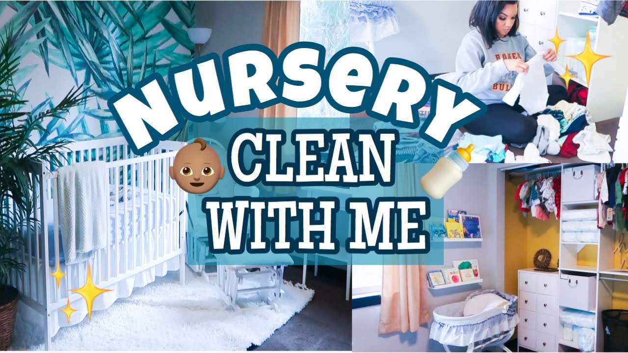 SPRING CLEAN WITH ME 2020| NURSERY DEEP CLEAN & DECLUTTER| EXTREME ...