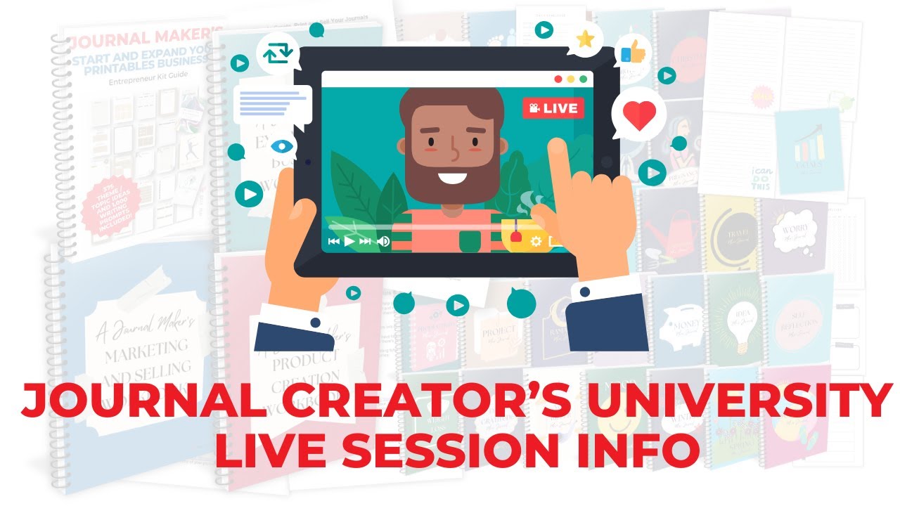 Journal Creator's University Live Session Info - YouTube