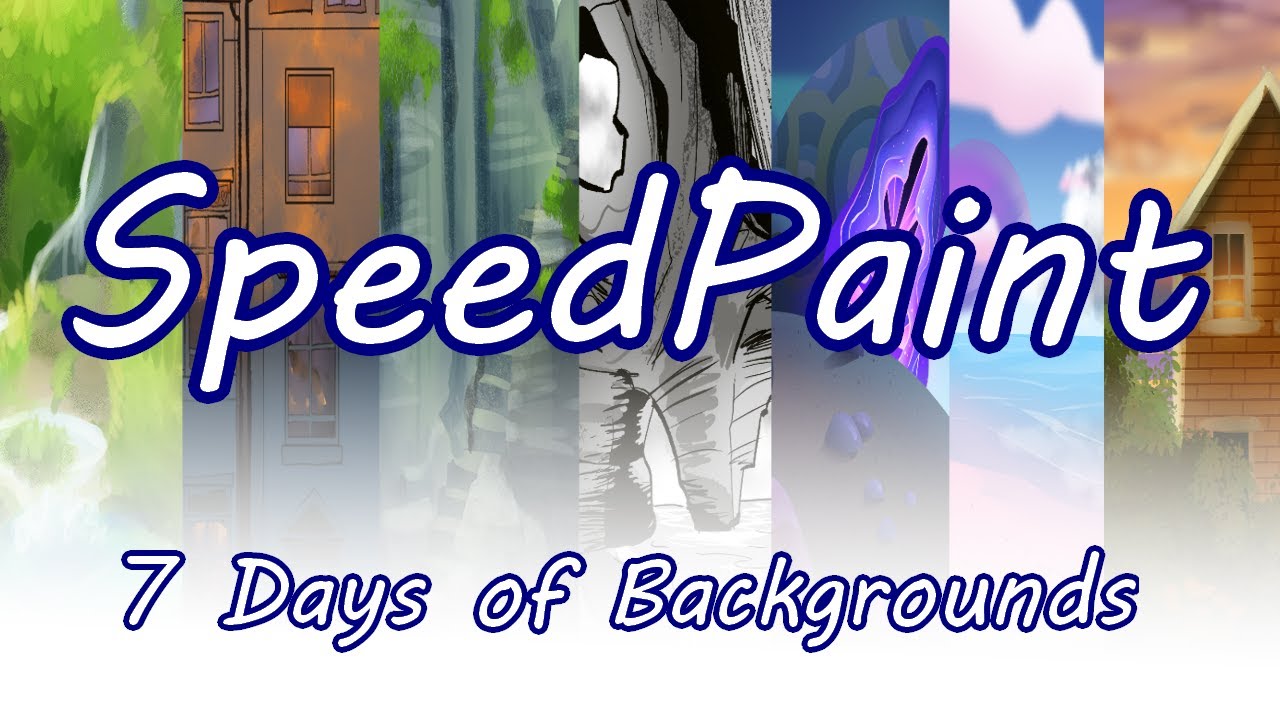 Speedpaint - 7 Days of Backgrounds Art Challenge - YouTube