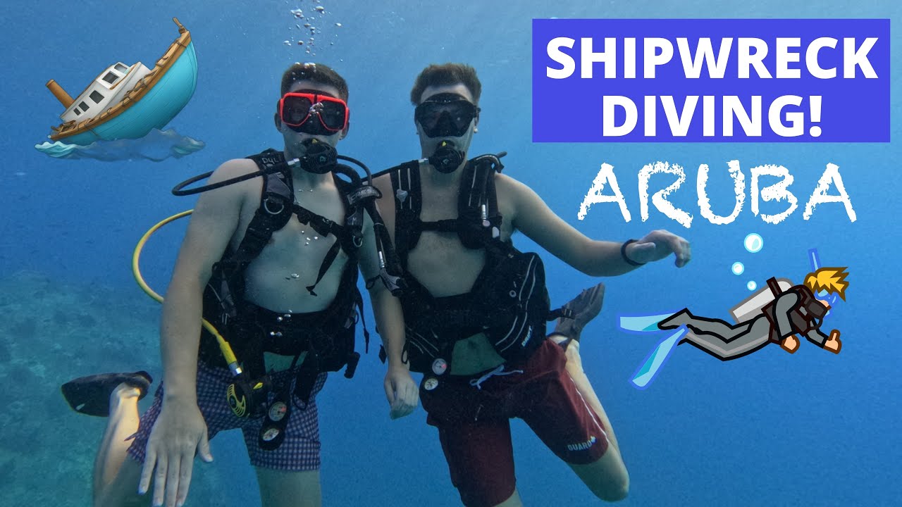 Scuba Diving SHIPWRECKS in ARUBA (best diving in the Caribbean?) - YouTube