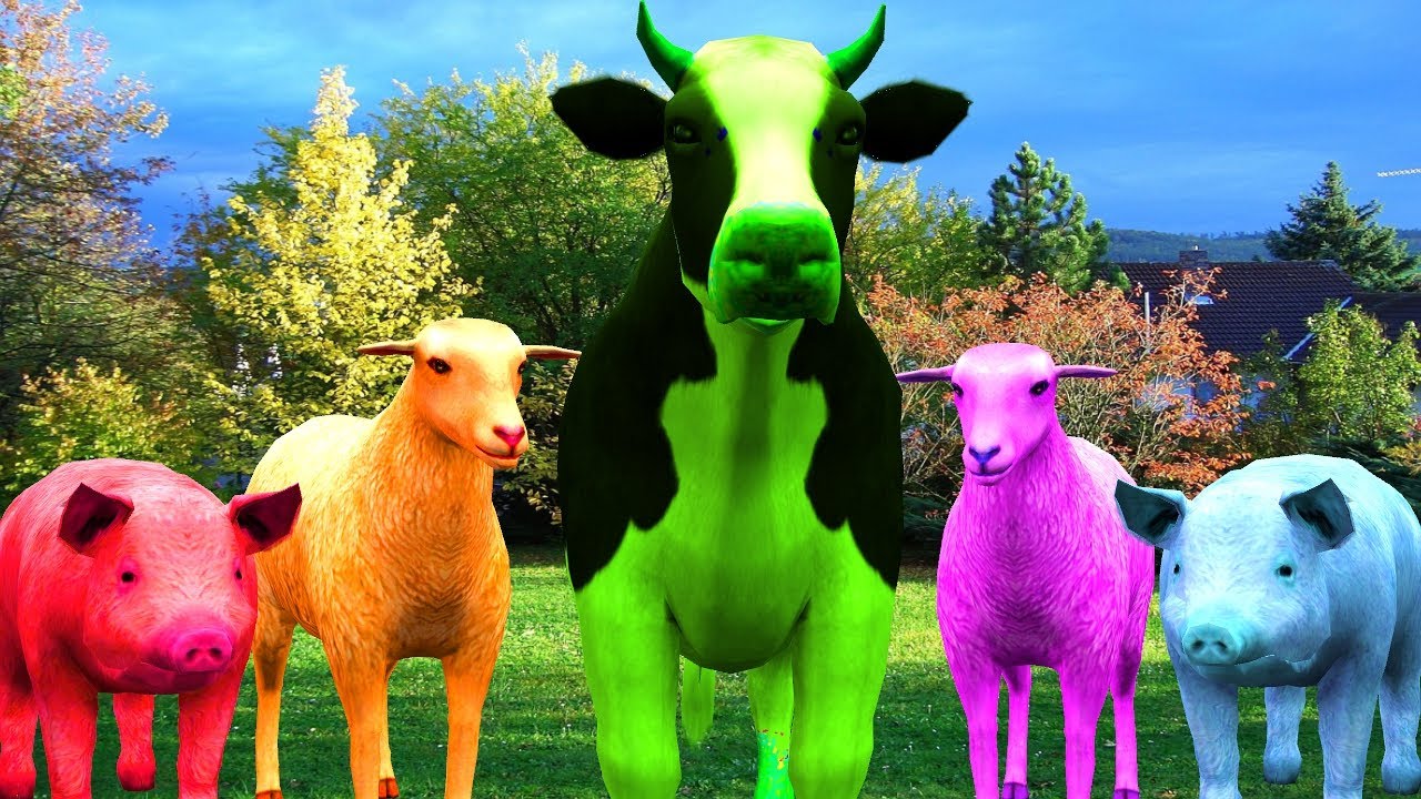 Farm Animals Finger Family Rhymes For Kids || Nursery Rhymes For ...