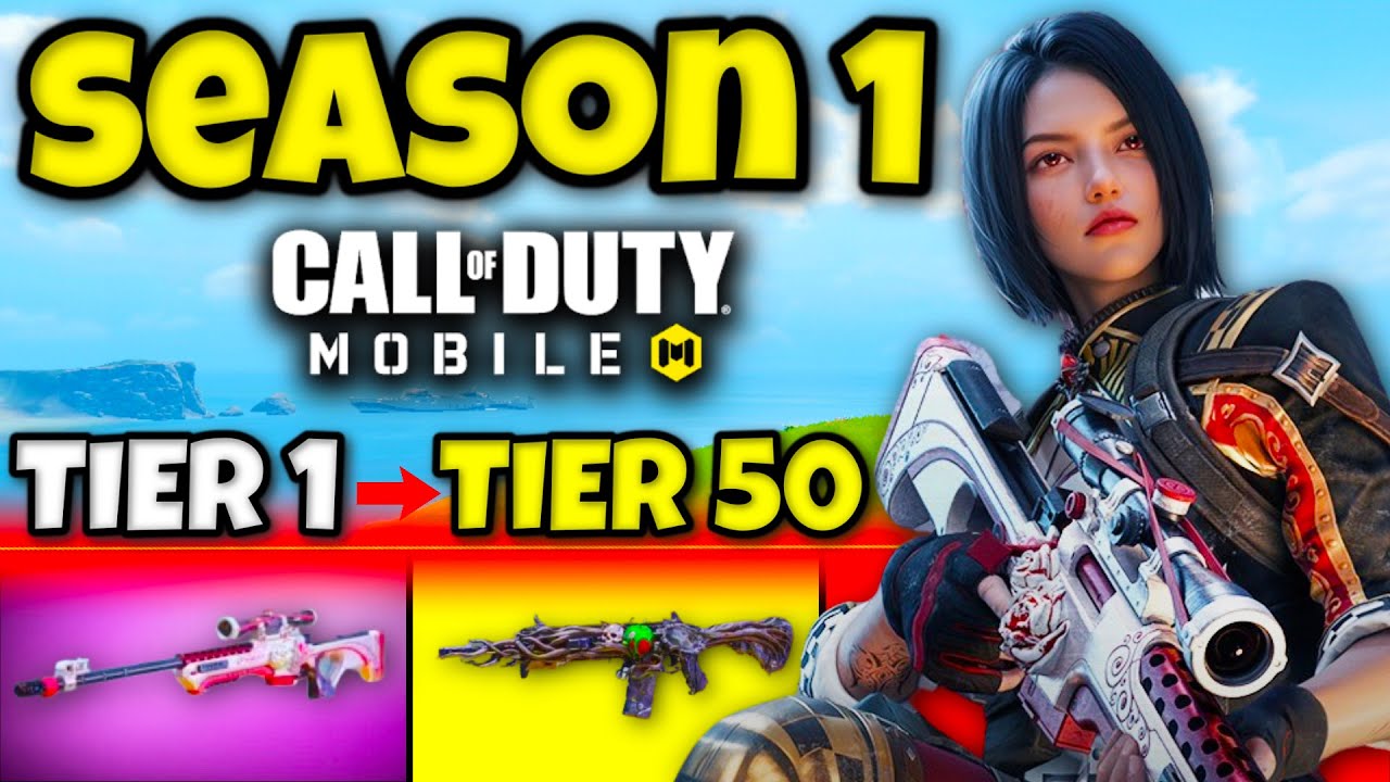 *NEW* MAXED OUT SEASON 1 BATTLE PASS in COD MOBILE - YouTube