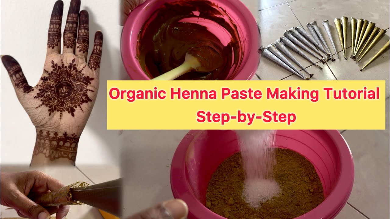 தமிழில்:🌿 “Henna Paste Making Tutorial | Step-by-Step Guide for ...