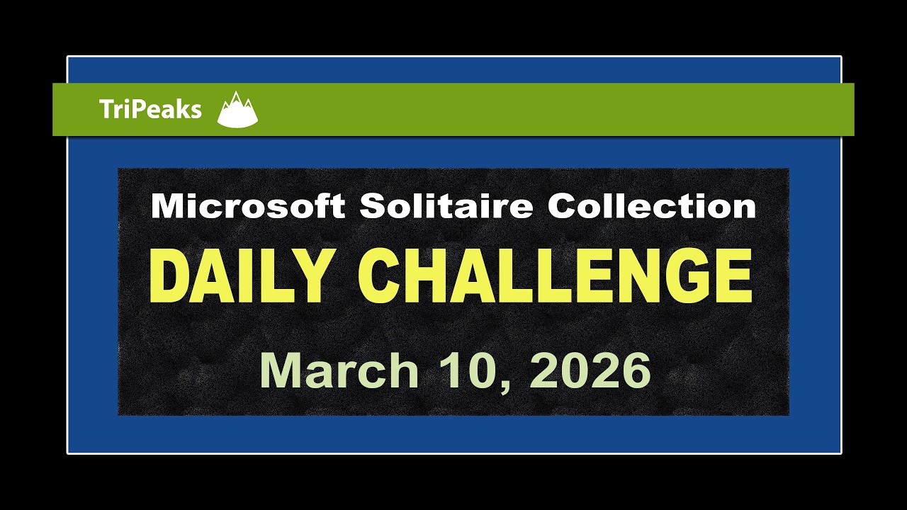 Microsoft Solitaire Collection | Daily Challenge March 10, 2026 ...