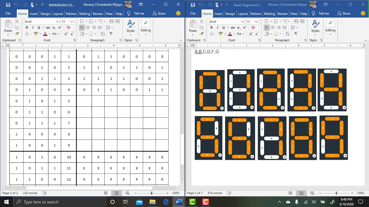Rangkaian Logika Konversi Kode BCD to Seven Segment - YouTube