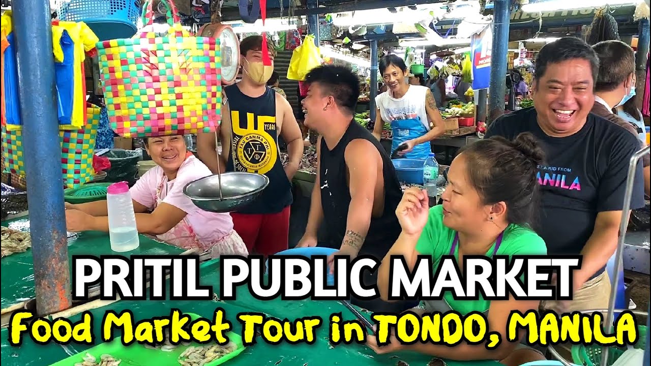 Palengke Tour at PRITIL MARKET, TONDO MANILA | Walk Tour Inside a Local ...