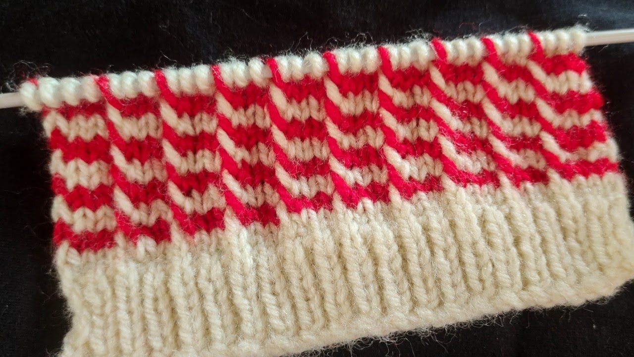 Double Colour Sweater Design for any Project - YouTube