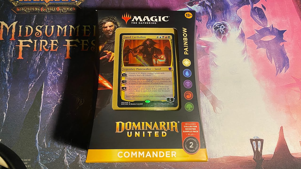 MtG Dominaria United Commander Deck Painbow! - YouTube