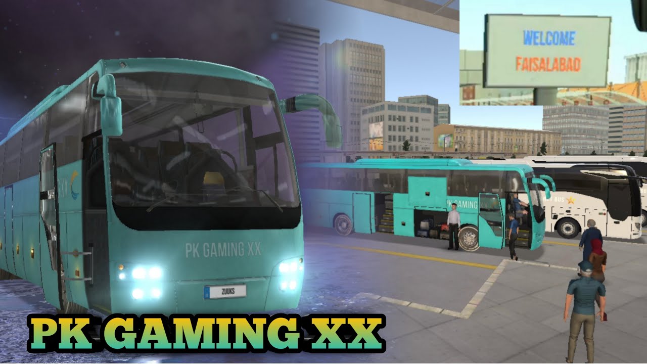 Bus simulator ultimate | pakistani map | pakistani map Faisalabad to ...