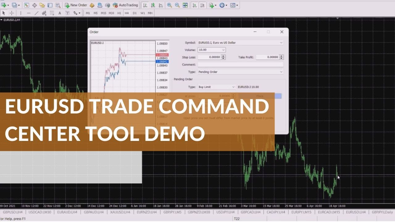 EURUSD Trade Command Center Tool By Toshko Raychev Review Demo - YouTube
