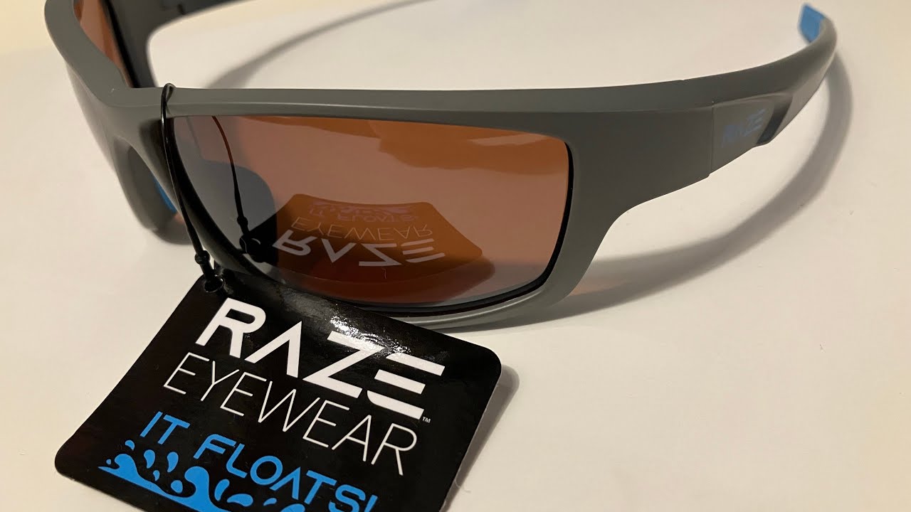 RAZE Eyewear Sunglasses Z Coast floating polarized fishing gray blue ...