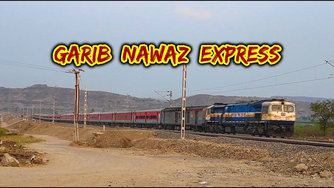 EMD GT46PAC WDP4D + LHB Train - YouTube