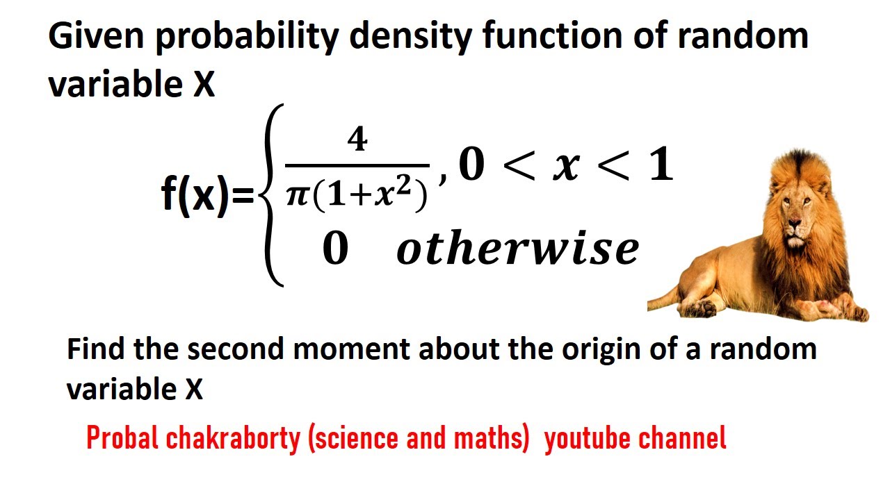Statistics second moment problem - YouTube