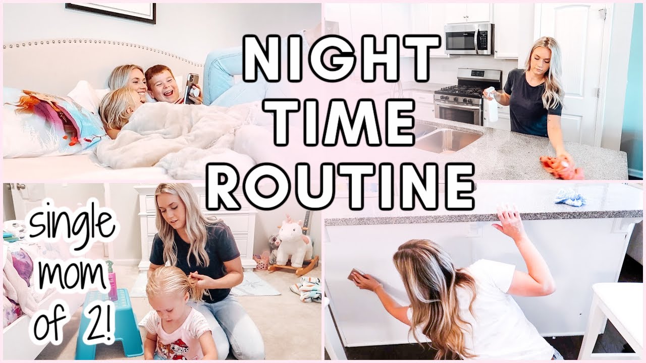 *NEW* SINGLE MOM NIGHT TIME ROUTINE | REALISTIC Summer 2021 Night Time ...