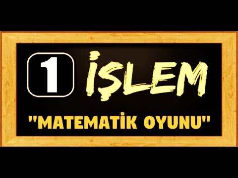 Yeni Oyun: 1 İşlem - Matematik Oyunu