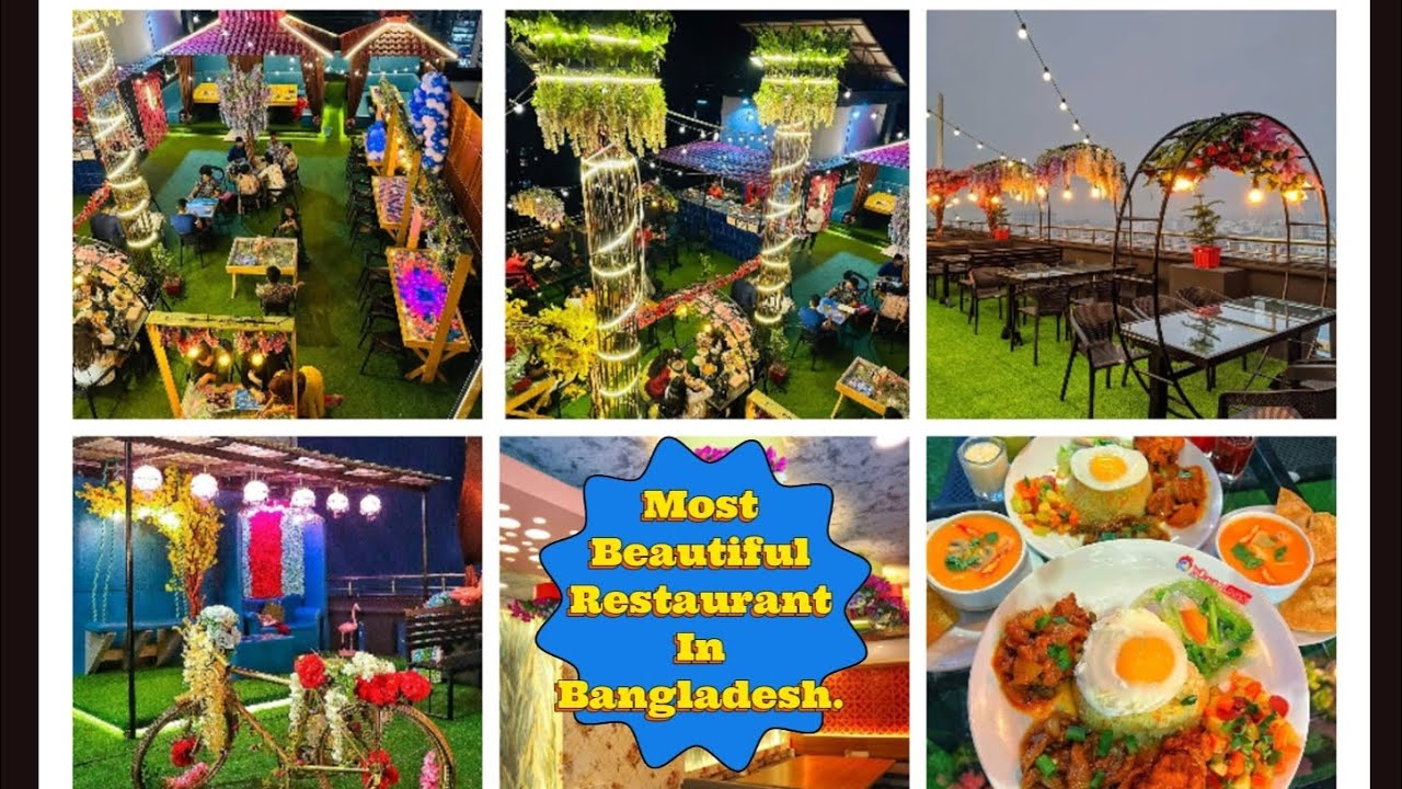 The Dining Lounge Rooftop Restaurant In "Mirpur-1 || Most Beautiful Sky ...