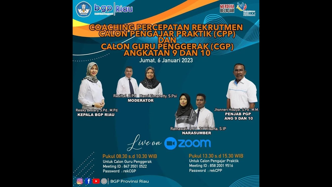 COACHING PERCEPATANREKRUTMEN CPP DAN CGP ANGKATAN 9 DAN 10 - YouTube