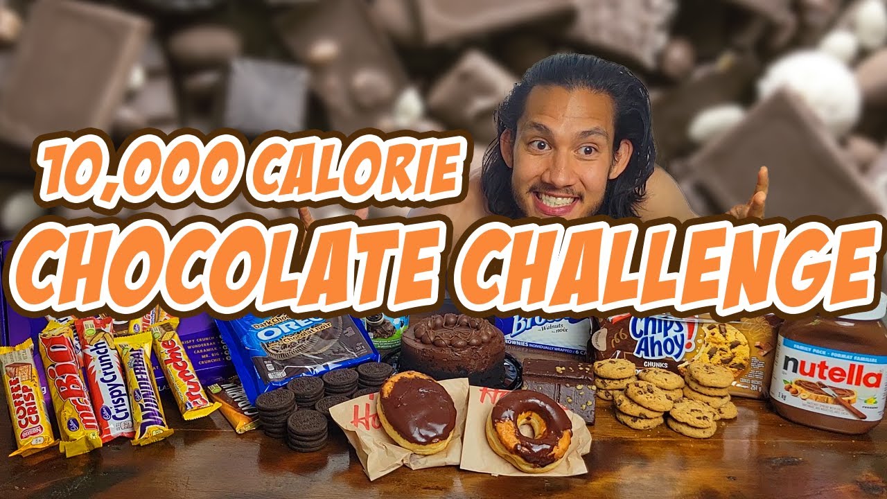EPIC 10000 CALORIE CHOCOLATE CHALLENGE | Donuts, Cookies, Cake ...