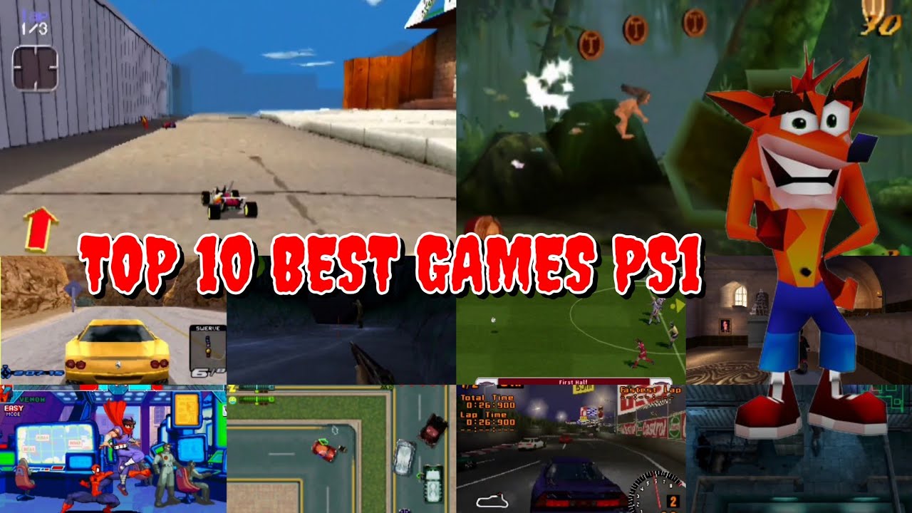 Top 10 Best Games PS1 of All Time | NOSTALGIA 🥺 - YouTube