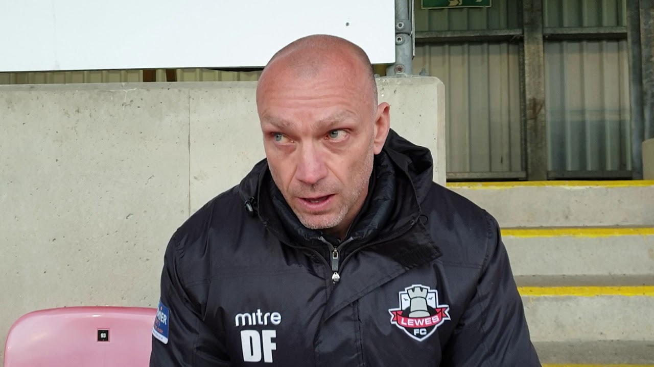 Lewes 1 vs Whitehawk 3: Darren Freeman's reaction - YouTube