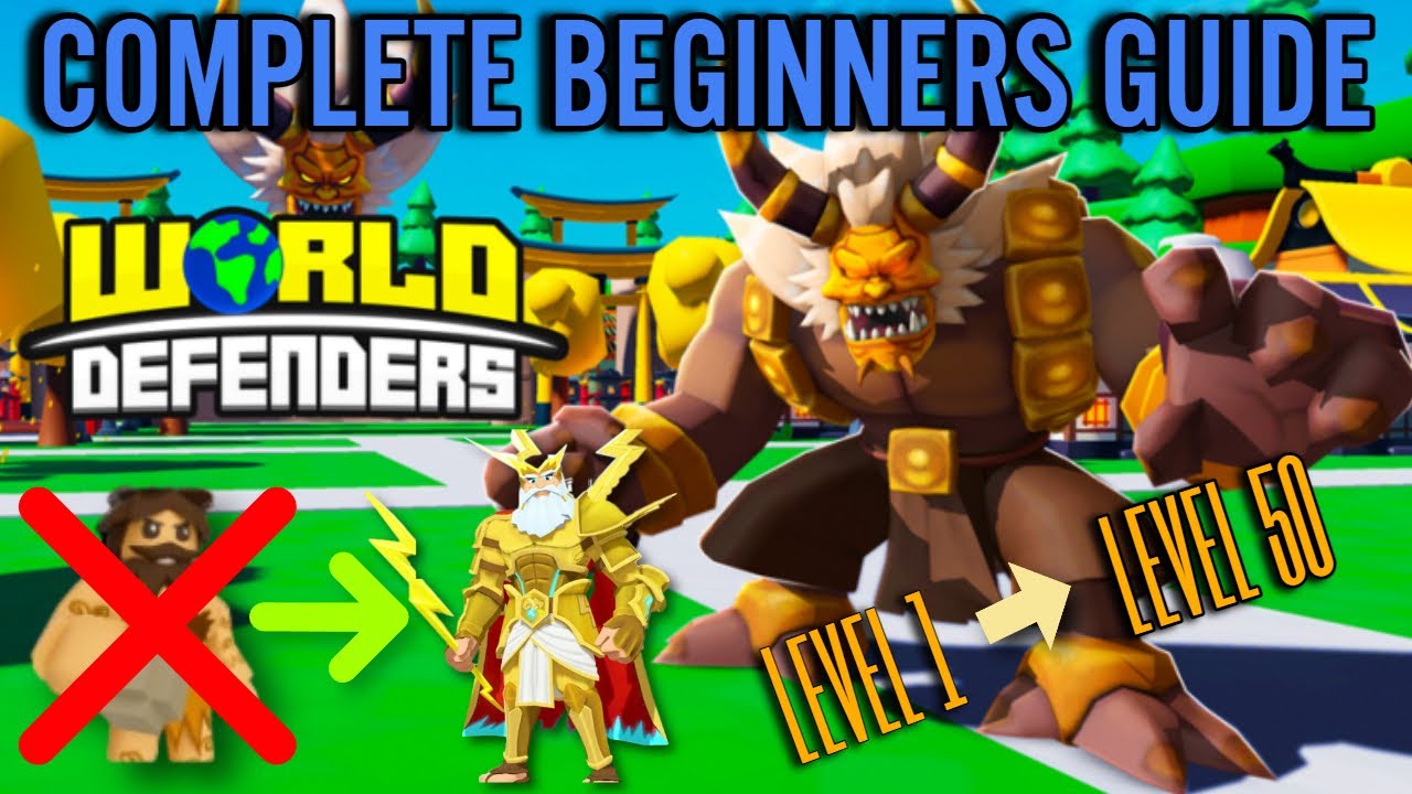 The Complete Beginners Guide To World Defenders (Roblox) - YouTube