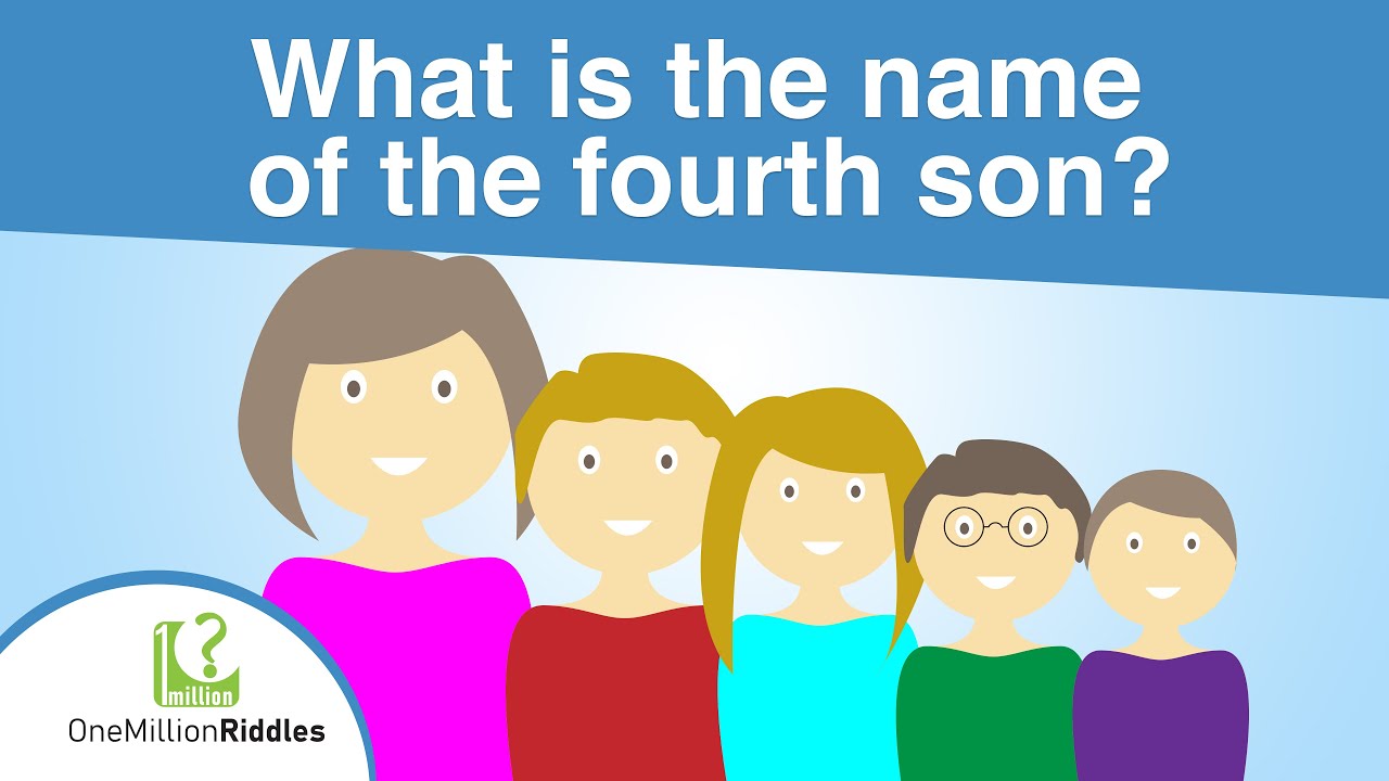 What is the name of the fourth son Riddle - YouTube