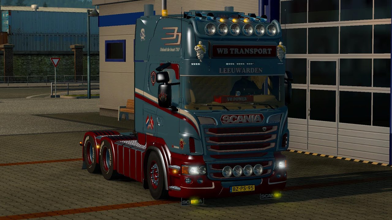 Euro Truck Simulator 2 ★ SCANIA R730 ★ Tested on 1.21.1.4 - YouTube