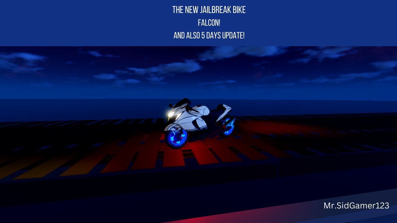 The new Jailbreak BIKE Falcon! | Also 5 days update - YouTube