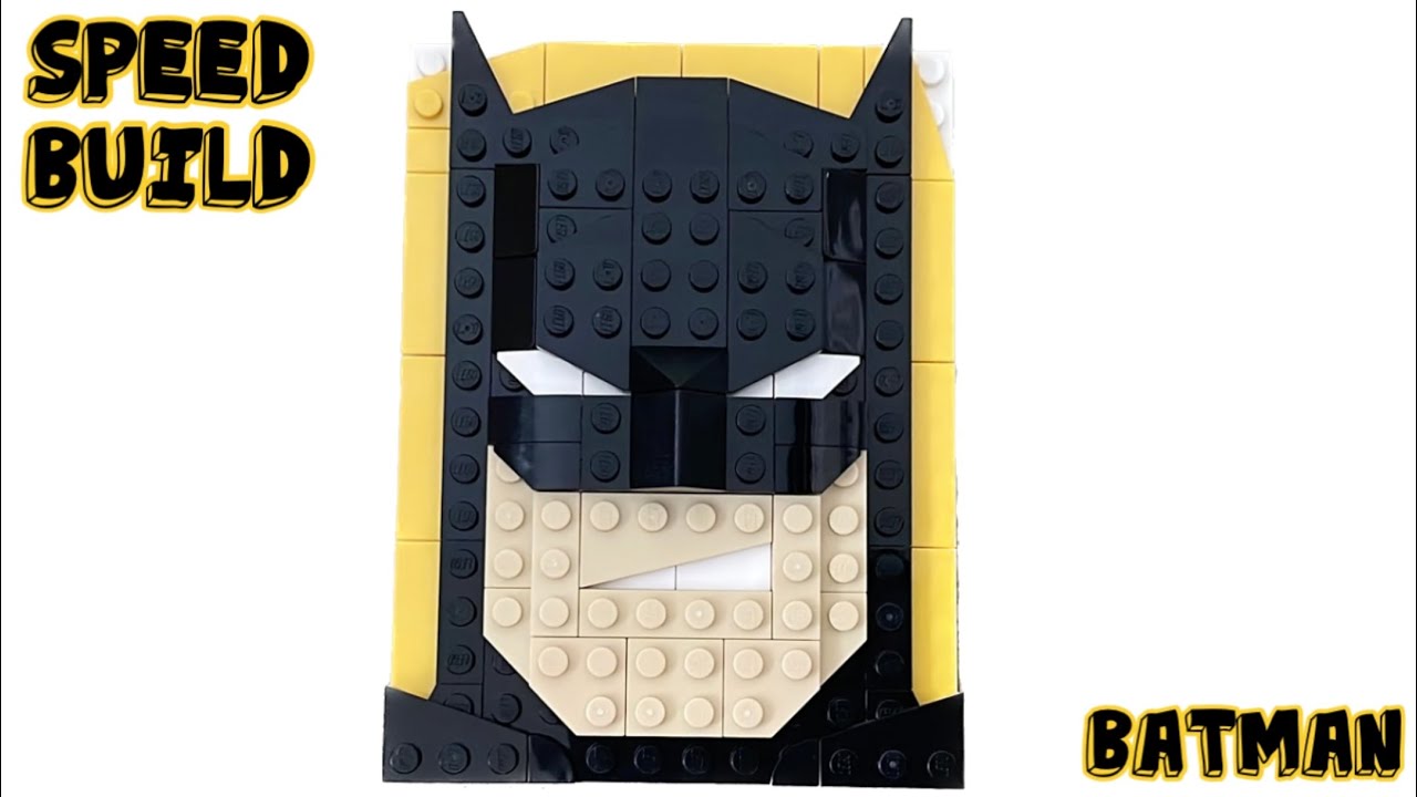 Speed Build | Lego Brick Sketches 40386 Batman | Building Lego - YouTube