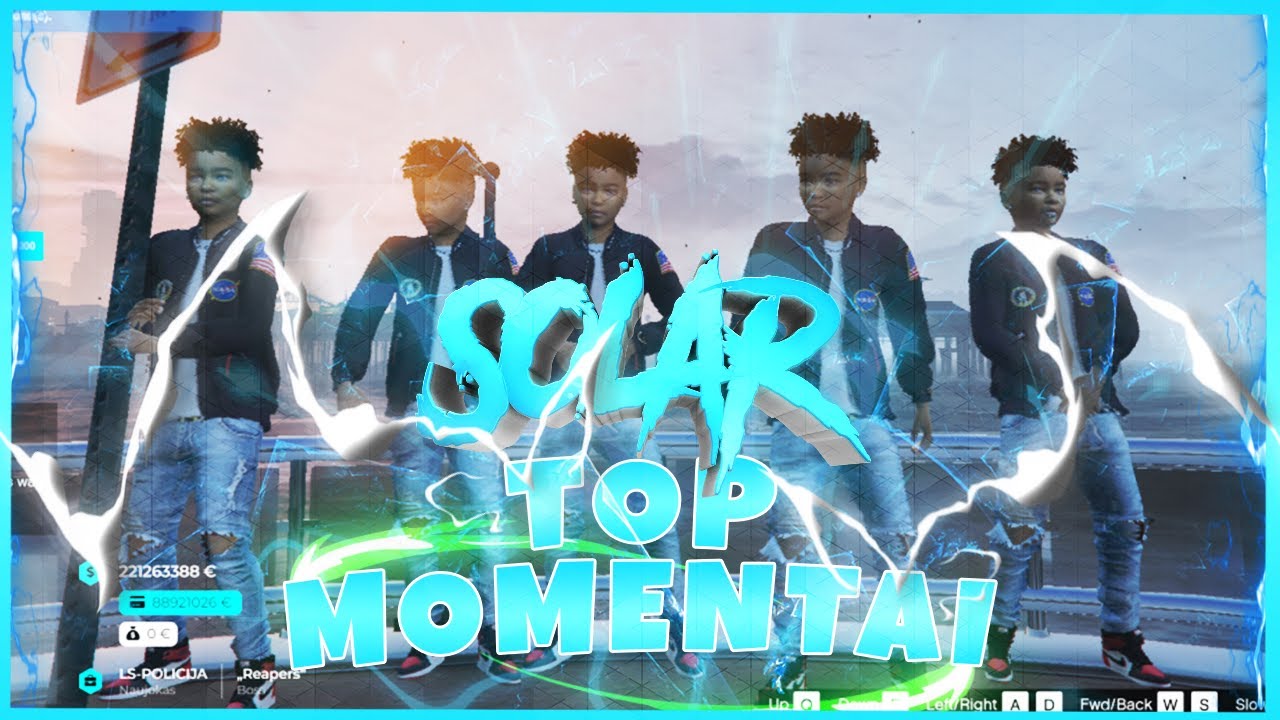 SOLAR RP VAIKAI APIPLĖŠINĖJA CIVILIUS? | TOP MOMENTAI #1 - YouTube